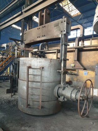 Bottom pouring ladle FOUNDRY SERVICE 16t in Amel, Belgium