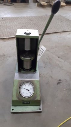 Sand laboratory sand compactability tester GF PVG in Amel, Wallonia ...