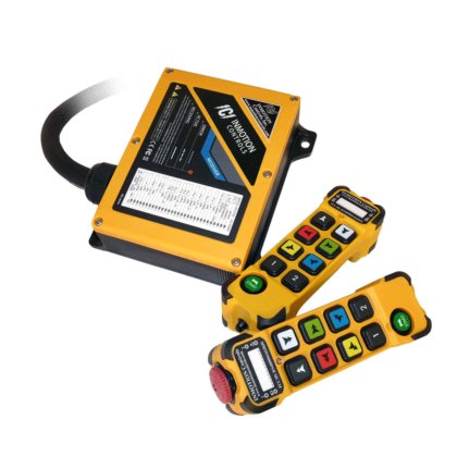 Wireless overhead crane 2 remotes and controller kit, 8 buttons 2 speed ...