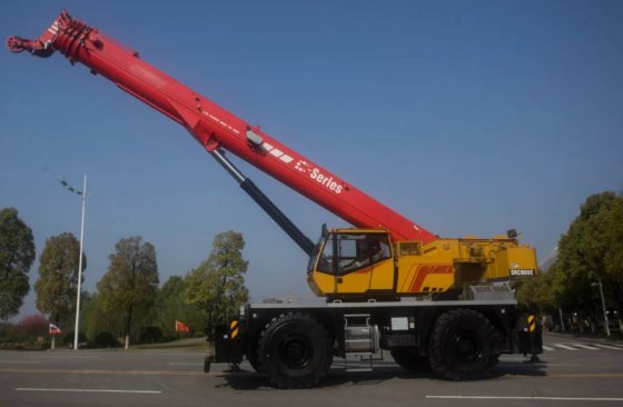 50 Ton Rough Terrain Crane SRC500T 4 Arms Rough Terrain Crane 50 Ton in ...