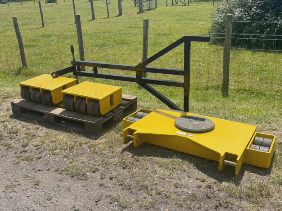 STEERMAN SX 100 TONNE LOAD MACHINE MOVING SKATE SYSTEM