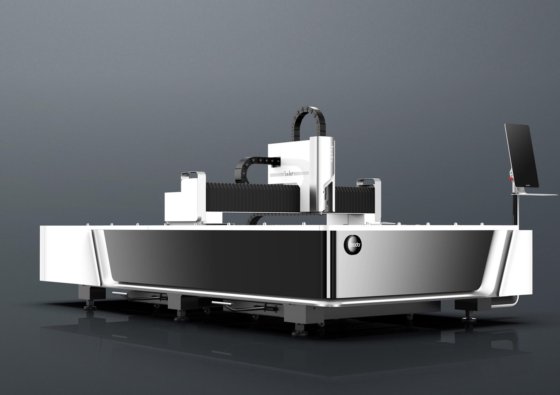 Fiber optic laser cutting machine with single table - A Series in ...