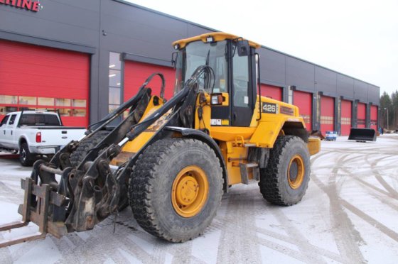 2008 JCB 426 HT / Coupler, 3.as hyd, Grease, Forklift forksJCB 426 HT ...