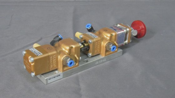 VERSA Dual-Valve Pneumatic Lock-Out unit; 1/4-NPT; Palm Button in San ...