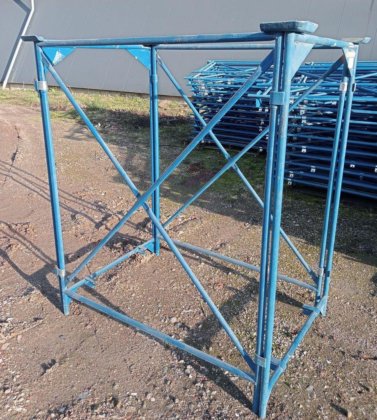 Stackable pallet rack pallet overframe for Euro pallets 4-fold ...
