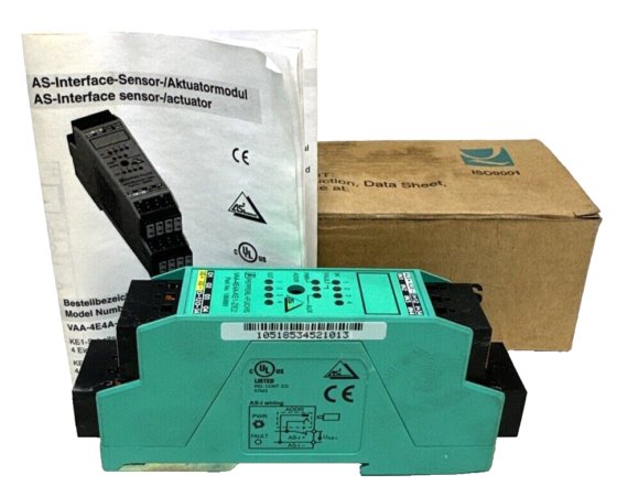 Pepperl + Fuchs VAA-4E4A-KE1-Z/E2 AS-Interface actuator module module ...