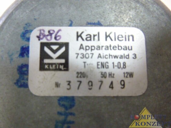 Gebraucht Karl Klein Lüfter Ventilator Gebläse in Borken, Nordrhein ...