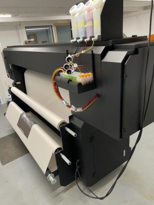 Uras 3 head printer printing machine large format printer 1800mm, 2400 ...