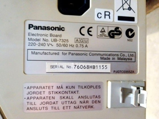 Gebraucht PANASONIC PANABOARD UB-7325 WHITEBOARD COPYBOARD PC ANBINDUNG ...