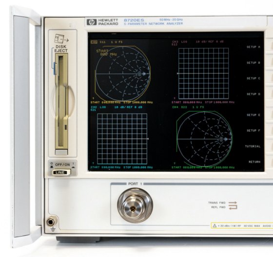 HP Agilent keysight 8720ES VNA 50 MHz 20 GHz Network Analyzer ...