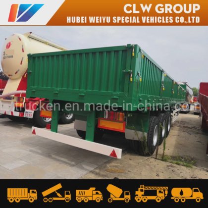 40 Ton 3 Axles Side Wall/Side Board/Side Drop Semi Trailer for ...