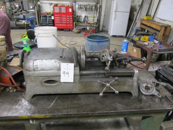Ridgid 535 Pipe Threading Machine, S/N EC06032 in Raleigh, NC, USA