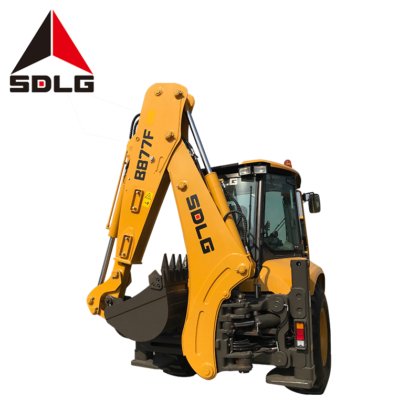 SDLG B877F new design farm machinery mini compact backhoe tractor with frontend loader in Jinan ...