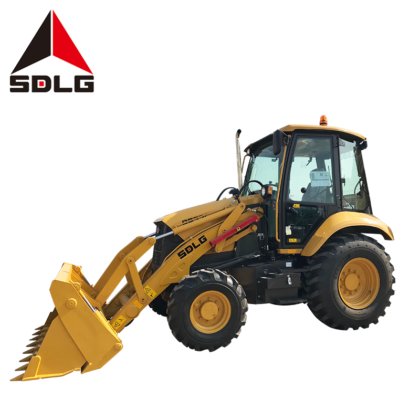 SDLG B877F 70KW farm machinery towable small excavator mini backhoe ...