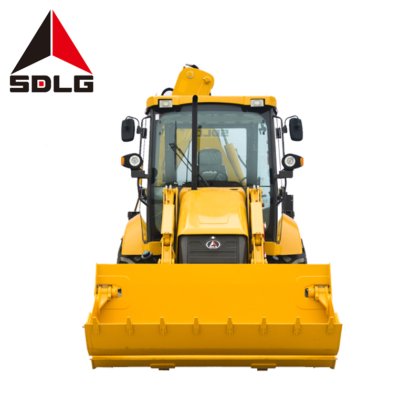 SDLG B877F 70KW farm machinery towable small excavator mini backhoe tractor with loader and ...