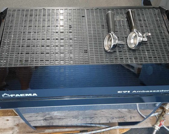 coffee machine Faema E91 Ambassador SE in Oudsbergen, Belgium