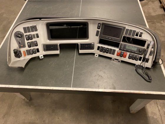 Dashboard Volvo 9700 in Hölö, Sweden