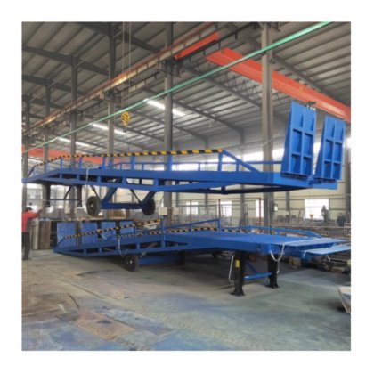 mobile container load ramp truck adjustable garage hydraulic car ...