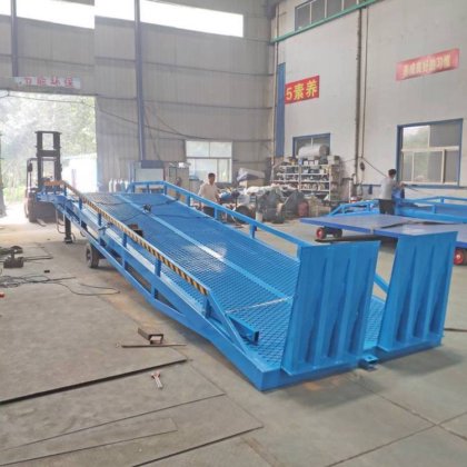 mobile container load ramp truck adjustable garage hydraulic car ...