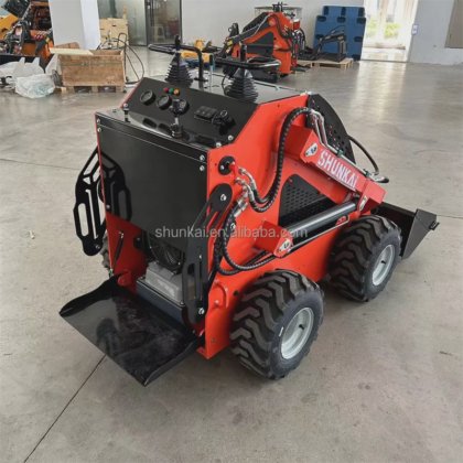 high quality hydrostatic compact mini small Wheel slip loader skip ...