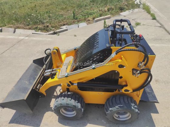 high quality hydrostatic compact mini small Wheel slip loader skip ...