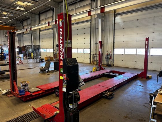 AB Hunter Four-Post Lift Alignment Rack - Model AB 1606 in Grand ...