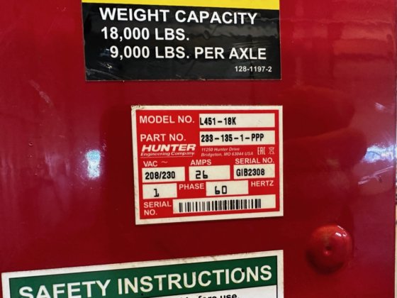AB Hunter Four-Post Lift Alignment Rack - Model AB 1606 in Grand ...