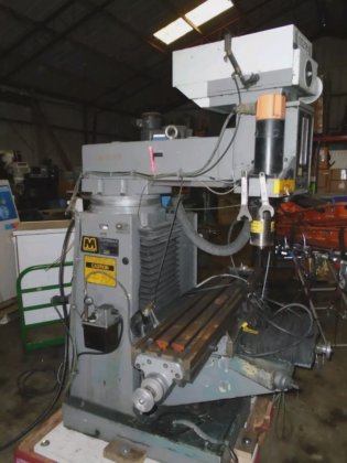 Supermax 3-AXIS CNC Knee MILL / WITH CENTROID M40 CONTROL /220 VOLTS ...