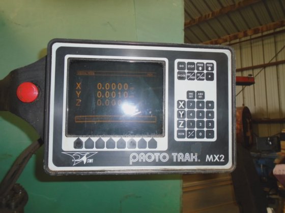 Prototrak CNC ACER KNEE MILLING MACHINE W/ SWI PROTOTRAK AGE 2 CONTROL ...