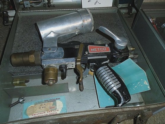 METCO 5P ThermoSpray Gun in Case with Extra's #2 in Oregon, OH, USA