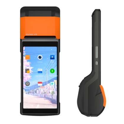 V2 Sunmi Android Handheld POS Terminal With Thermal Receipt Printer in ...