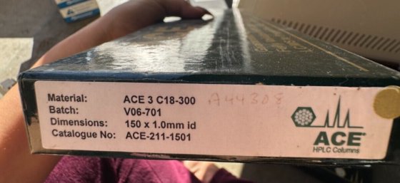Ace ACE Excel 3 C18 UHPLC Column in Los Angeles, CA, USA