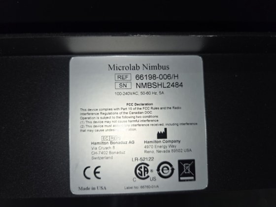 Hamilton Microlab Nimbus Liquid Handling Workstation in Cleveland, OH, USA