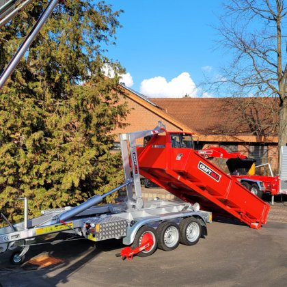 Neu CRAFTMAX® ModulLifter – 3-achsiger PKW-Anhänger Abroll-Container ...