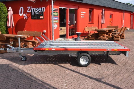 STEMA® Trailer motorcycle transporter SySTEMA MT 1500 high loader for 3 ...