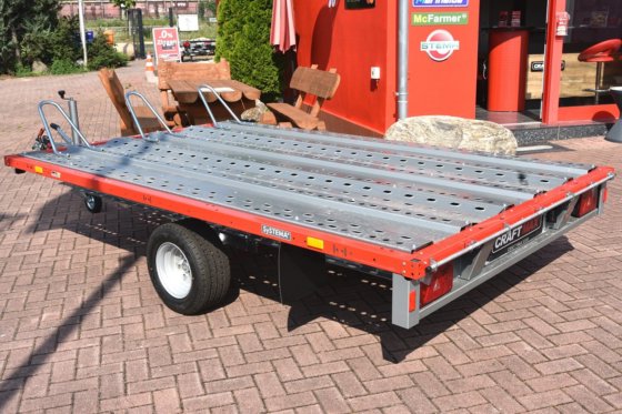 STEMA® Trailer motorcycle transporter SySTEMA MT 1500 high loader for 3 ...