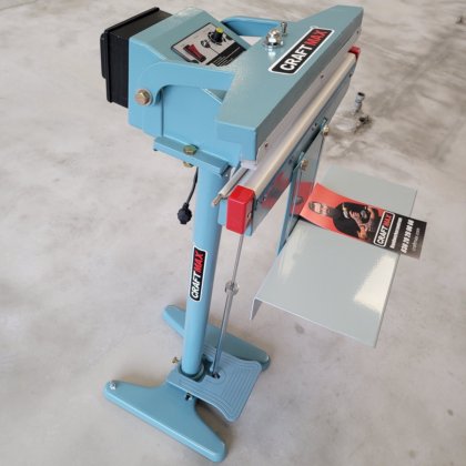 Impulse industrial film sealing device with stand and pedal operation ...