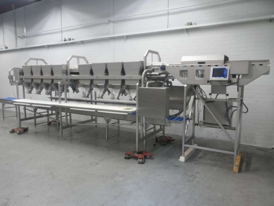 Marel sorting- & grading line in Oirschot, North Brabant, Netherlands