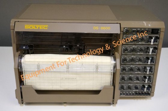 Soltec DS-8606 6 channel chart recorder with analog inputs in San Jose ...