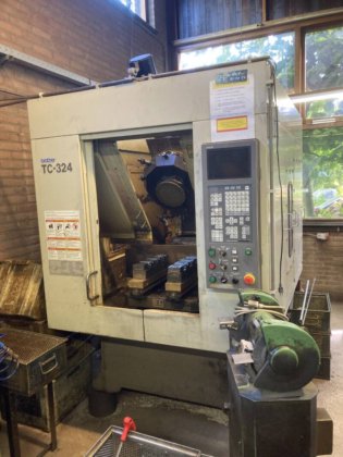 1996 Brother drilling, milling and tapping machine tyoe TC-324 with ...