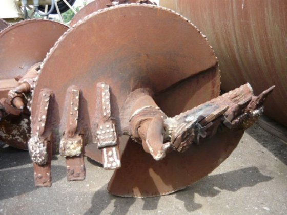 Augers double cutting in Bollschweil, Germany