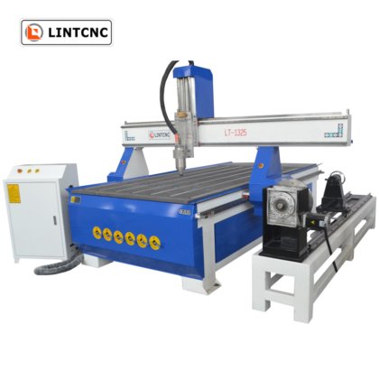 1325 4 Axis Wood Router CNC Machine 4x8 feet Wooden Door Cutting ...