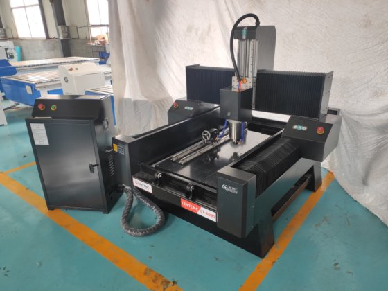 6090 1325 3d CNC Router Stone Usb 4 Axis Gamepad With Steel Tube Cast ...