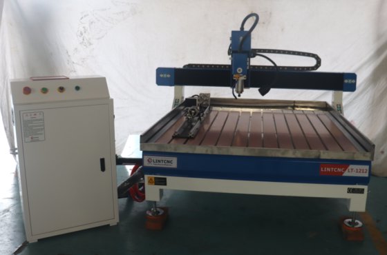 1200 1200mm desktop cnc router machine with water tank and rotary axis ...