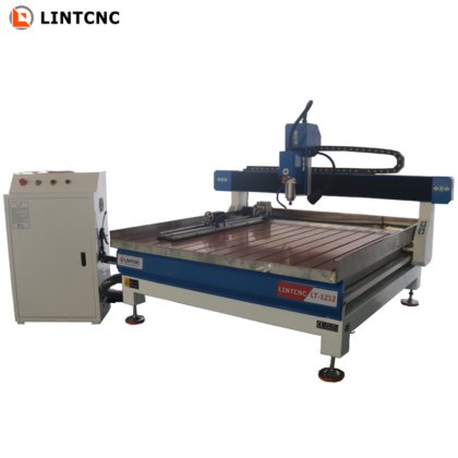 1200 1200mm desktop cnc router machine with water tank and rotary axis ...