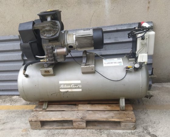 ATLAS COPCO Serie LE8 UV rotary compressor in Barcelona, Spain