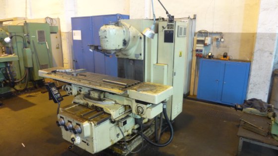 1989 Heckert Machine Tools FU400E Horizontal console milling machine in ...