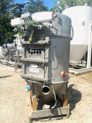 72 SQUARE FOOT SMOOT ALL STAINLESS STEEL FILTER RECEIVER DUST COLLECTOR ...