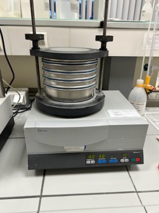 Retsch AS200 sieve shaker in Żychlin, Łódź, Poland