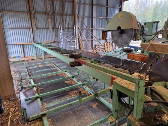 Sawmill line Kara Master, Sawmills in Hammaslahti, North Karelia, Finland
